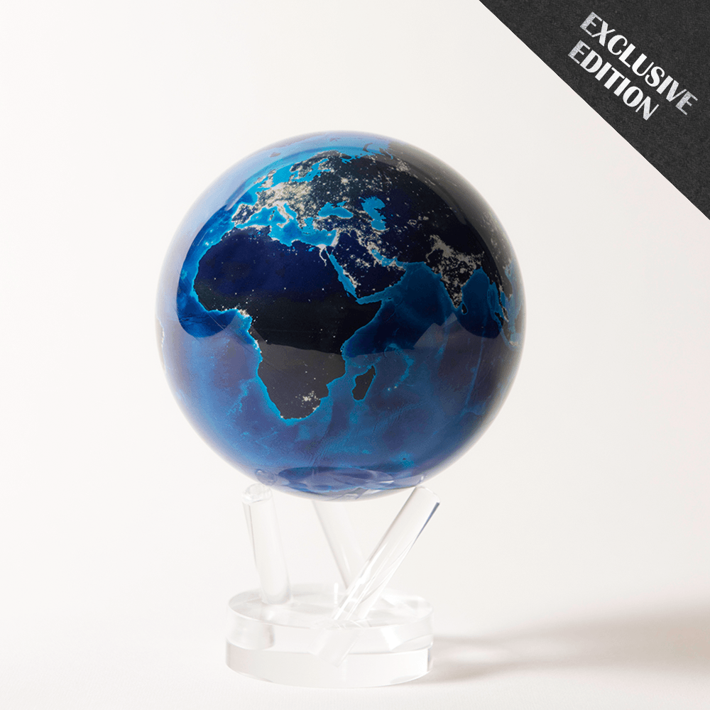 MOVA Globes | Earth at Night | Solar Rotating Globe Decor – movaglobes.store