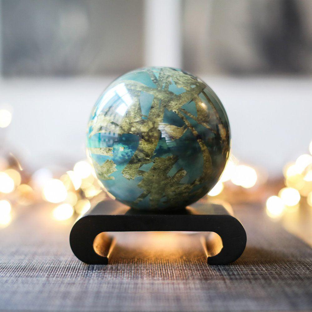 MOVA Globes | Outer Space Series Titan Moon | Solar Rotating Decor ...